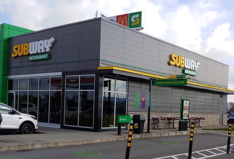 Subway opérés par le Groupe Restos Bégin au Québec